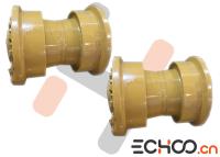 China D375 Bulldozer Undercarriage Track Roller Assy With Double Flanges Wear Resistant for sale