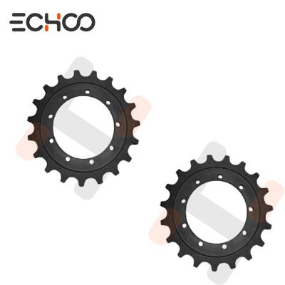 China Chain Sprocket For JCB 8020 Mini Excavator Undercarriage Parts for sale