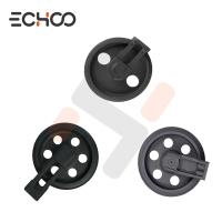 China Excavator Idler Wheel Black PC45MR-5 Undercarriage Parts Supplier for sale