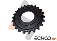 China Kubota KX101 Mini Spline Drive Sprocket / Roller Chain Idler Sprocket Black for sale
