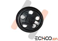 China Color Optional Track Idler Parts With  Lifetime Lubrication Smooth Track Running for sale