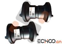 China Part No VIO50PR Mini Digger Bottom Rollers For Undercarriage Spare Parts for sale