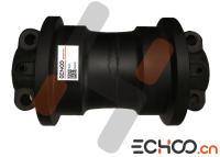 China OEM Size PC100 Bottom Rollers Excavator , Komatsu Excavator Track Rollers High Strength for sale