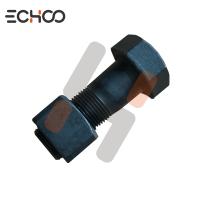 China Track Plate Lock Bolts 12*40 Large Head Quenched & Tempered High-Strength Security Bolts for sale
