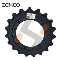China Komatsu Sprocket PC75UU-3 Mini Excavator Drive Sprocket Undercarriage Parts for sale