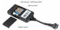 China Motorcycle E - bike Vehicle Locator Gps unit , GPS Tracking System CA - V2C for sale