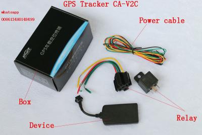 China High Sensitivity Car GPS Tracker With Three Colors LED Display , ACC Detection for sale
