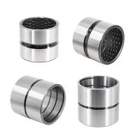China OEM Metric Steel Sleeve Bushings with Wear Resistance and Customized Size in Steel+Porous Bronze+PTFE for sale