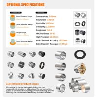 China High Strength Wear-Resistant Spiral Oil Channel Steel Bushing for sale