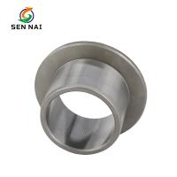 China Precision Steel Bushing Steel Flange Sleeve Excavator Bucket Bushing for sale