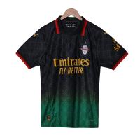 China AC Milan 2025-2026 Player Version Fourth Away Jersey - Gradient Black Design with Professional Fit & Performance Fabric for sale