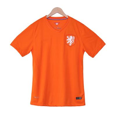 China Netherlands 2014 Home Retro Football Jersey - Lightweight 180-220g Performance Fabric with Moisture-Wicking Technology for sale