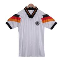 China Germany 1992 Home Retro Football Jersey - Authentic Vintage Design with Lightweight Performance Fabric for sale