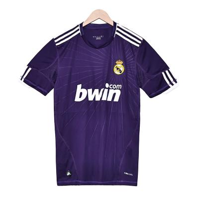 China Real Madrid 2010-2011 Navy Blue Away Retro Football Jersey - S-XXL Sizes with Customization Options for sale