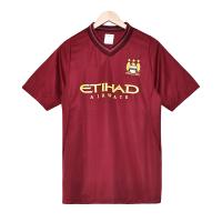 China Manchester City 2012 Retro Away Football Jersey - Maroon/Black Design with Multiple Sizes for Ultimate Fan Collection for sale