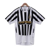 China Juventus 2003 Home Retro Football Jersey - Del Piero Era Black & White Stripes in S-XXL Sizes for sale