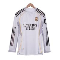 China Real Madrid 2025-2026 Player Version Long Sleeved Home Football Jersey Glorious Heritage for sale