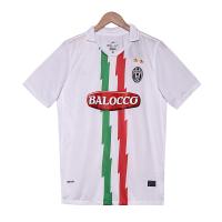 China Juventus 2010 Retro Away Fan Jersey - White Collectible Craft Replica with Embroidered Logos for sale