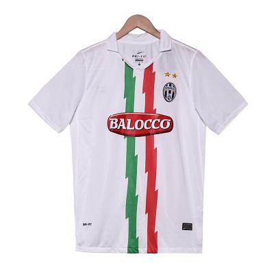 China Juventus 2010 Retro Away Fan Jersey - White Collectible Craft Replica with Embroidered Logos for sale