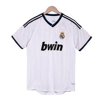 China Real Madrid 2012 Retro Home Fan Edition Jersey - Authentic Championship Season Tribute with Crew Neck Design for sale