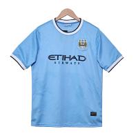 China Manchester City 2013 Retro Home Fan Edition Jersey Sky Blue Premier League Tribute for sale