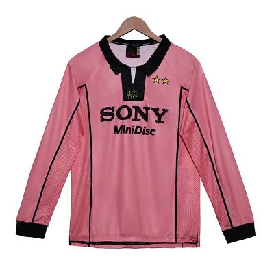 China Juventus 1997 Retro Long Sleeve Away Jersey Turin Glory Collection Craft Replica for sale