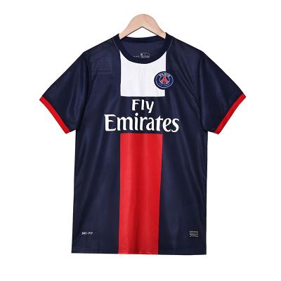 China Paris Saint Germain 2013 Retro Home Fan Edition Football Jersey 100% Polyester for sale