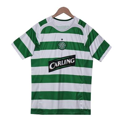China Celtic 2005 Retro Home Fan Edition Football Jersey Scottish Premier League Champions for sale