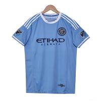 China New York City 2015 Retro Home Fan Football Jersey Classic Blue Orange MLS Tribute for sale