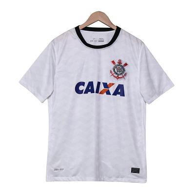 China Corinthians 2012 Season Home Retro Fan Jersey Replica - Authentic Design with Breathable Fabric & Customization Options for sale