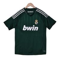 China Real Madrid 2012-2013 Away Fan Retro Jersey - Navy Blue with Yellow Accents, Customizable Options for sale