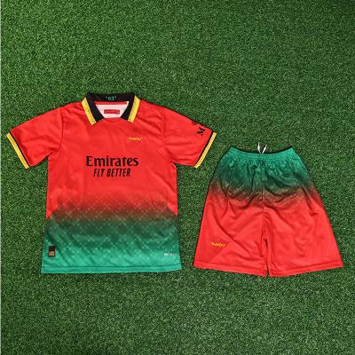 China AC Milan 2025-2026 Children's Gradient Red Away Jersey - Youth Team Customization & Bulk Orders for sale