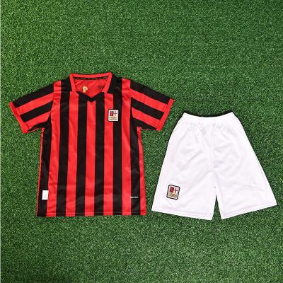 China AC Milan 125th Anniversary Custom Youth Football Jerseys - Team Personalization in 5 Size Ranges (2-16 Years) for sale
