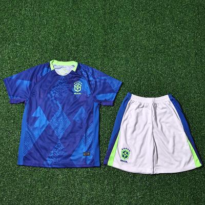 China Brazil National Team 2025-2026 Children's Away Jersey - Lightweight Quick-Drying Fabric with Mesh Ventilation for sale