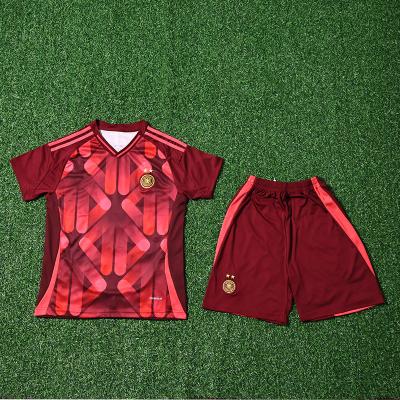 China 2025-26 Germany Away Children's Football Jersey - Lightweight Quick-Drying Fabric with Custom Printing for Ages 6-14 for sale