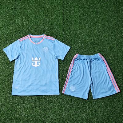 China Inter Miami 2025-2026 Kids Second Away Jersey Messi Style Fan Edition Breathable for sale