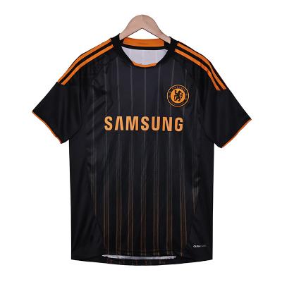 China Chelsea 2010-11 Away Retro Football Jersey - Custom White & Blue Design, Multiple Sizes 42-48 Inches for sale