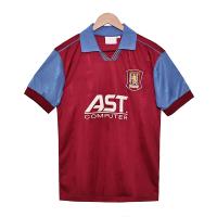 China Aston Villa 1995-1997 Retro Home Football Jersey - Classic Claret & Blue Reproduction with Customization Options for sale