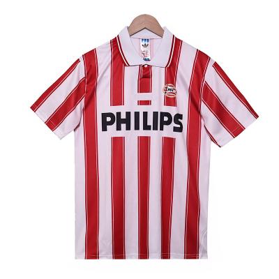 China PSV Eindhoven 1994-1995 Retro Home Jersey - Stretchable Fabric with Custom Name & Number Printing Options for sale