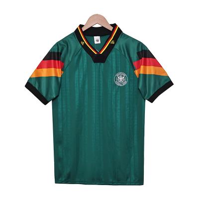 China Germany 1992 Away Retro Football Jersey Personalized Custom Name Number for sale
