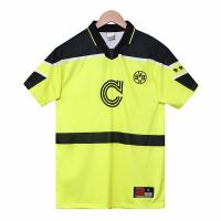 China Borussia Dortmund 1996-1997 Retro Home Jersey - Authentic Replica with Yellow Black Stripes and Embroidered Crest for sale