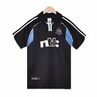 China Newcastle United 2001-2002 Away Retro Jersey - Black Blue Pinstripe Replica - Sizes S-XXL for sale