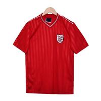 China England 1986 World Cup Retro Football Jersey Away High Quality Replica 100% Polyester for sale
