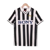 China Juventus Retro 1995-1997 Home Jersey - Authentic Black & White Stripes, Polyester Fabric, Multiple Sizes for sale