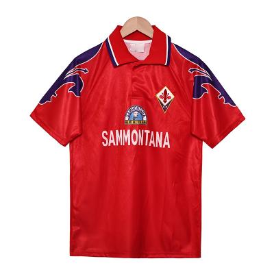 China Fiorentina 1995-1996 Second Away Retro Football Jersey - Classic Purple & White Reproduction for sale