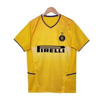 China Inter Milan 2002-2003 Second Away Retro Jersey - Navy Blue Custom Football Shirt with Vintage Design for sale