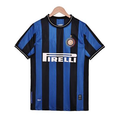 China Inter Milan 2009-2010 Retro Home Jersey with Custom Name & Number Printing - Authentic Treble Season Replica for sale