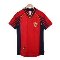 China Spain 1998 Home Retro Jersey Classic Collection Personalized Customization 100% Polyester for sale