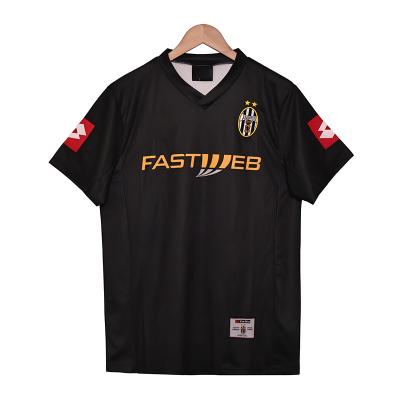 China 2001-2002 Juventus Away Jersey Retro Replica Collector Edition - White Football Shirt with Vintage Design for sale