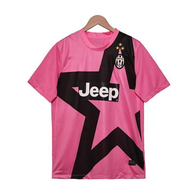 China Juventus 2011-2012 Retro Away Football Jersey - Black & Pink Replica with Authentic Design for sale